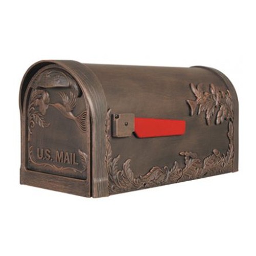Whitehall Decorative Post Mount Mailbox - MailboxInstaller.com
