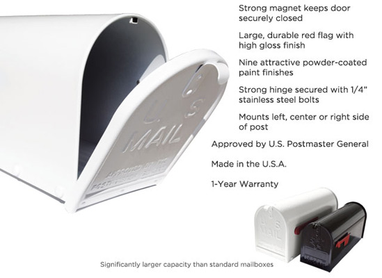 Janzer Mailboxes Residential Post Mount - MailboxInstaller.com