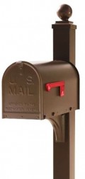Janzer Mailboxes Residential Post Mount - MailboxInstaller.com