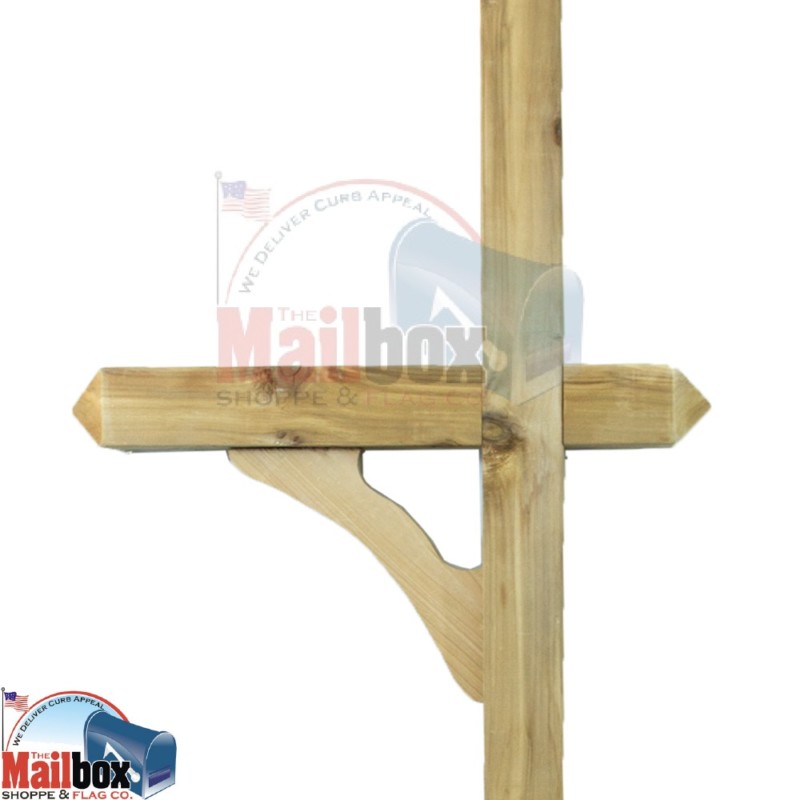 Cedar Post 4 x 4 MBF ECC16 - MailboxInstaller.com